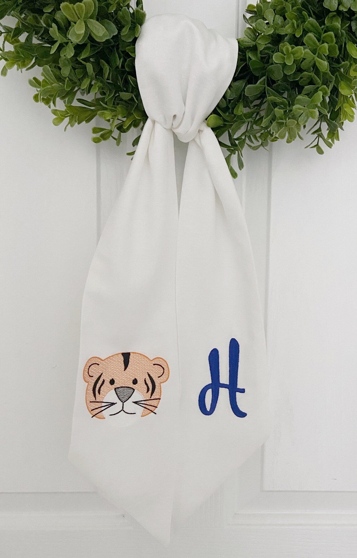 Auburn Tigers Wreath Sash – My Baby Love