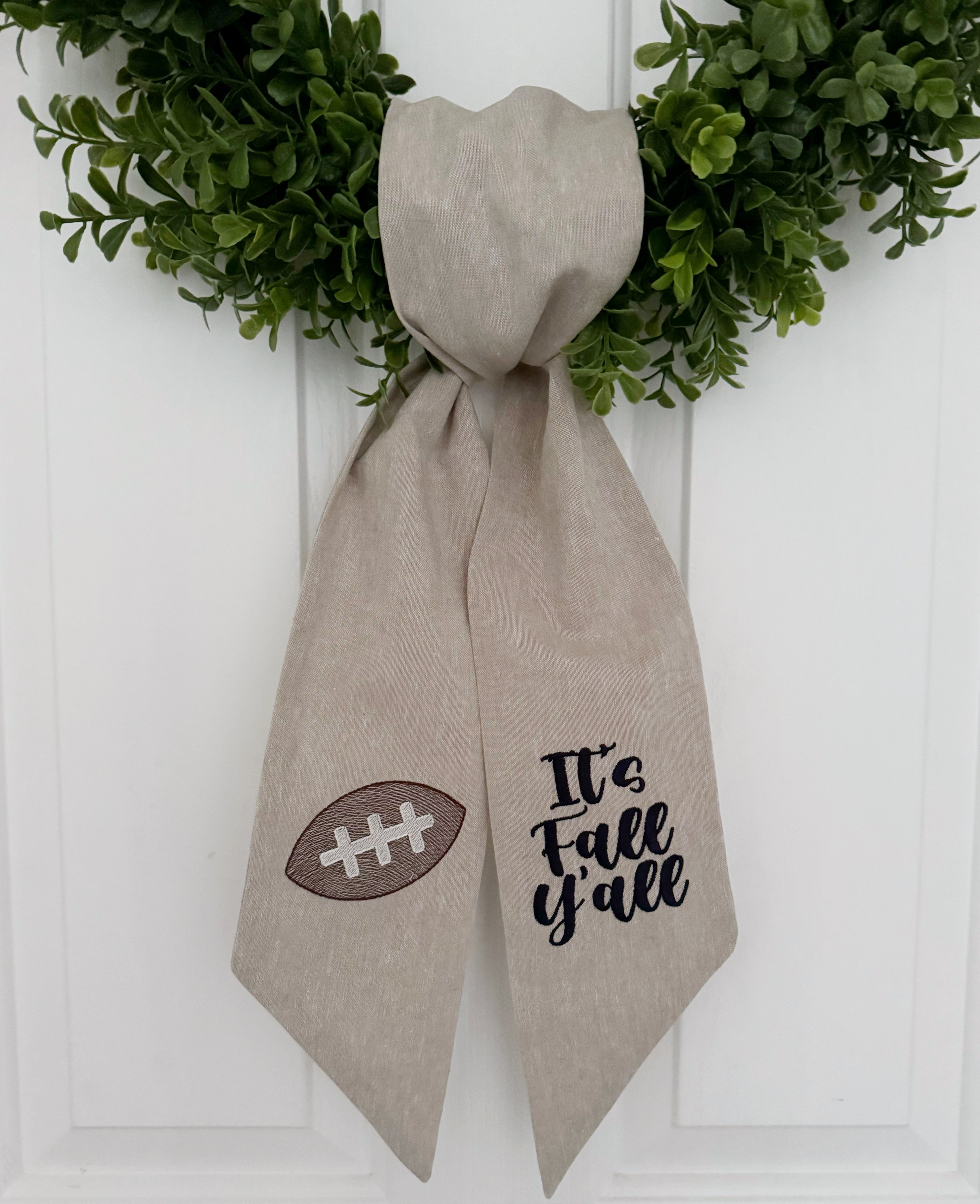 Football Wreath Sash – My Baby Love